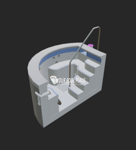 Pool Cross Section 3D Model Creation | Your Pool Plans